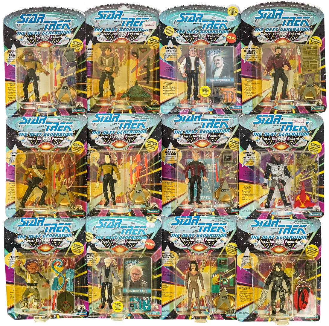 1992 Star Trek The Next Generation Figures Auction