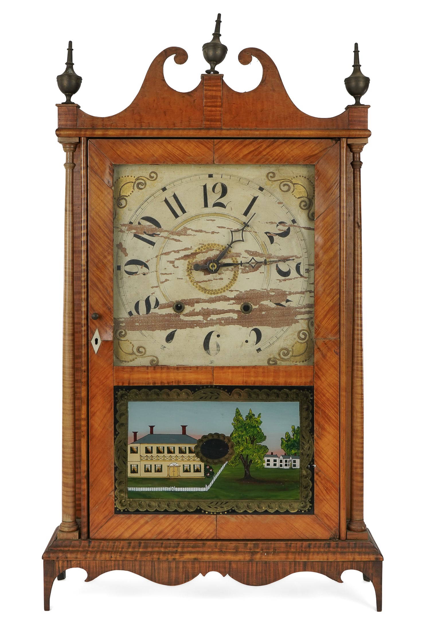 Eli Terry, Jr. Pillar & Scroll Shelf Clock Auction