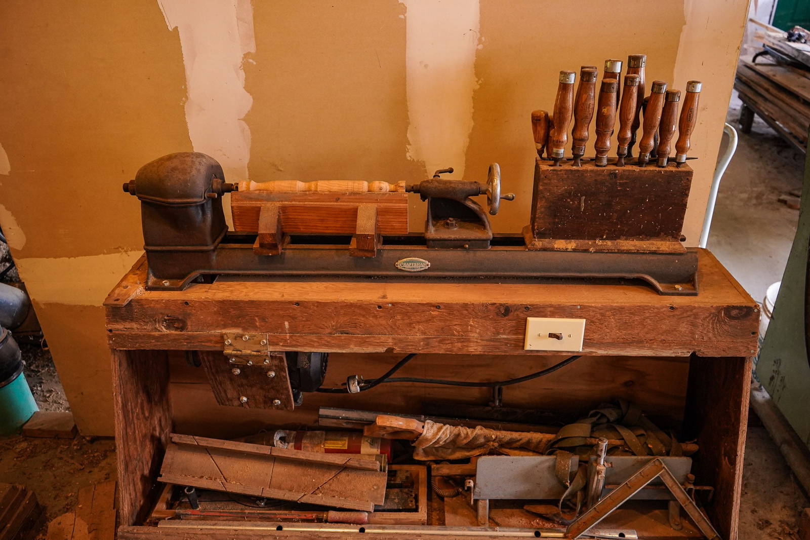 Craftsman Lathe With Bench, Circa 1950 Auction