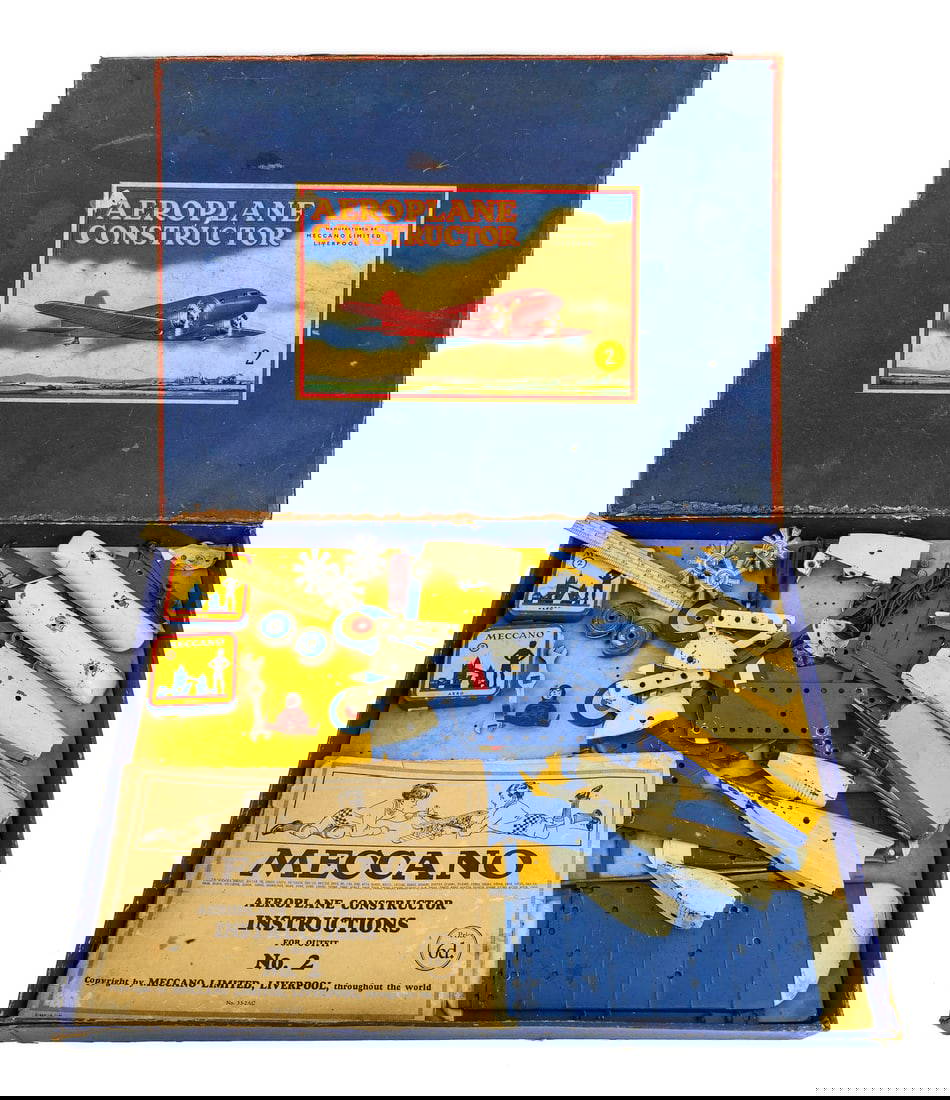 1930's Meccano Aeroplane Constructor Kit Auction