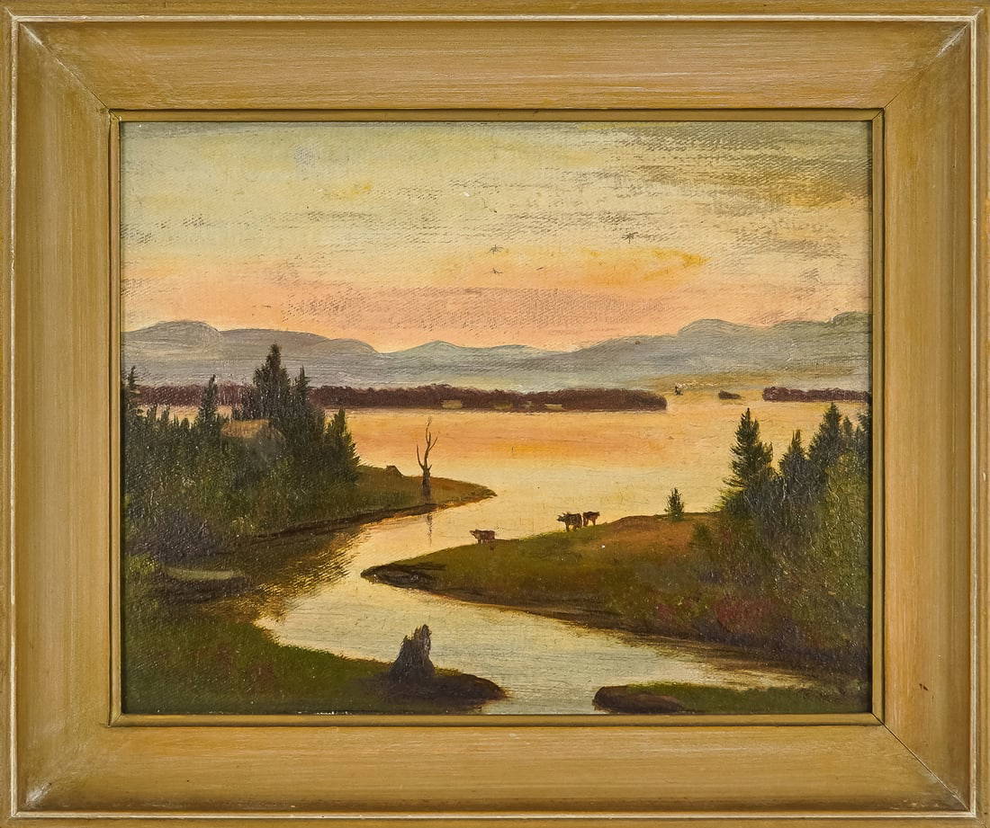 Charles Louis Heyde (vt 1822-1892) Potash Brook Auction