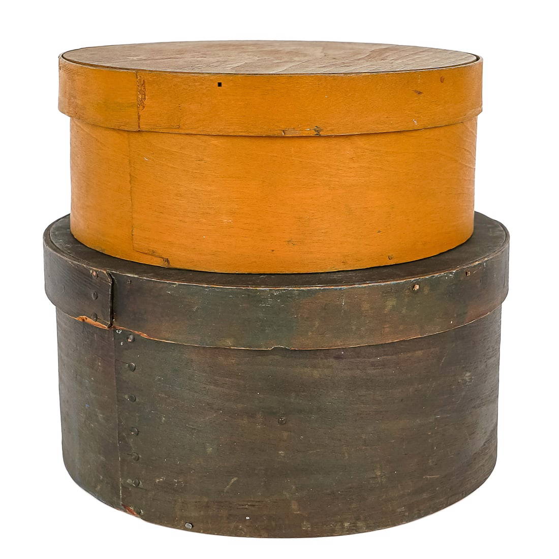 Two Late 19th C Painted Pantry Boxes Auction