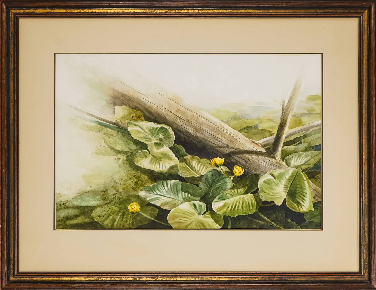 Mitch Billis (am 1937-) Swamp Lilies Auction