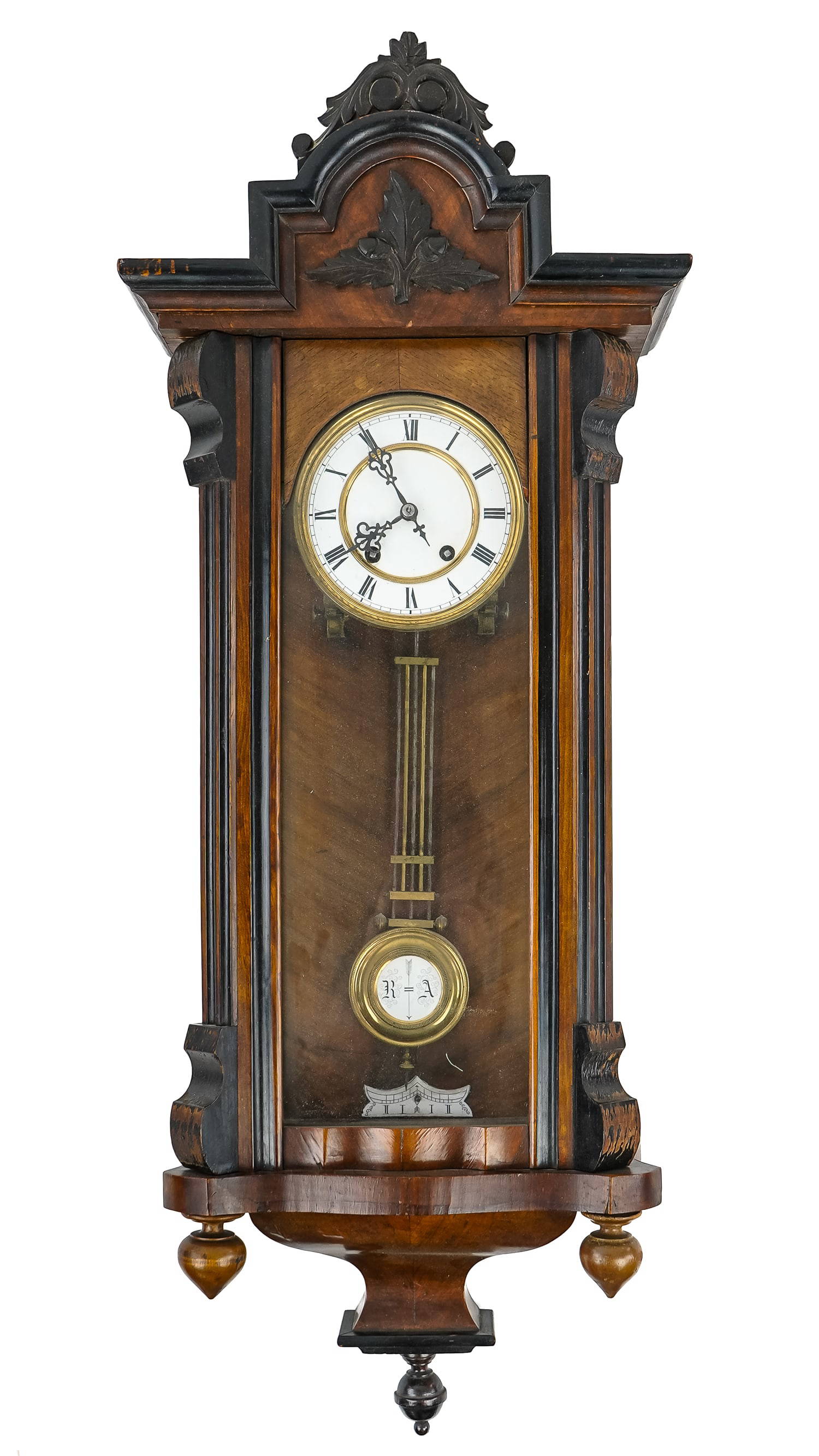 1880's German Regulator Wall Clock Auction