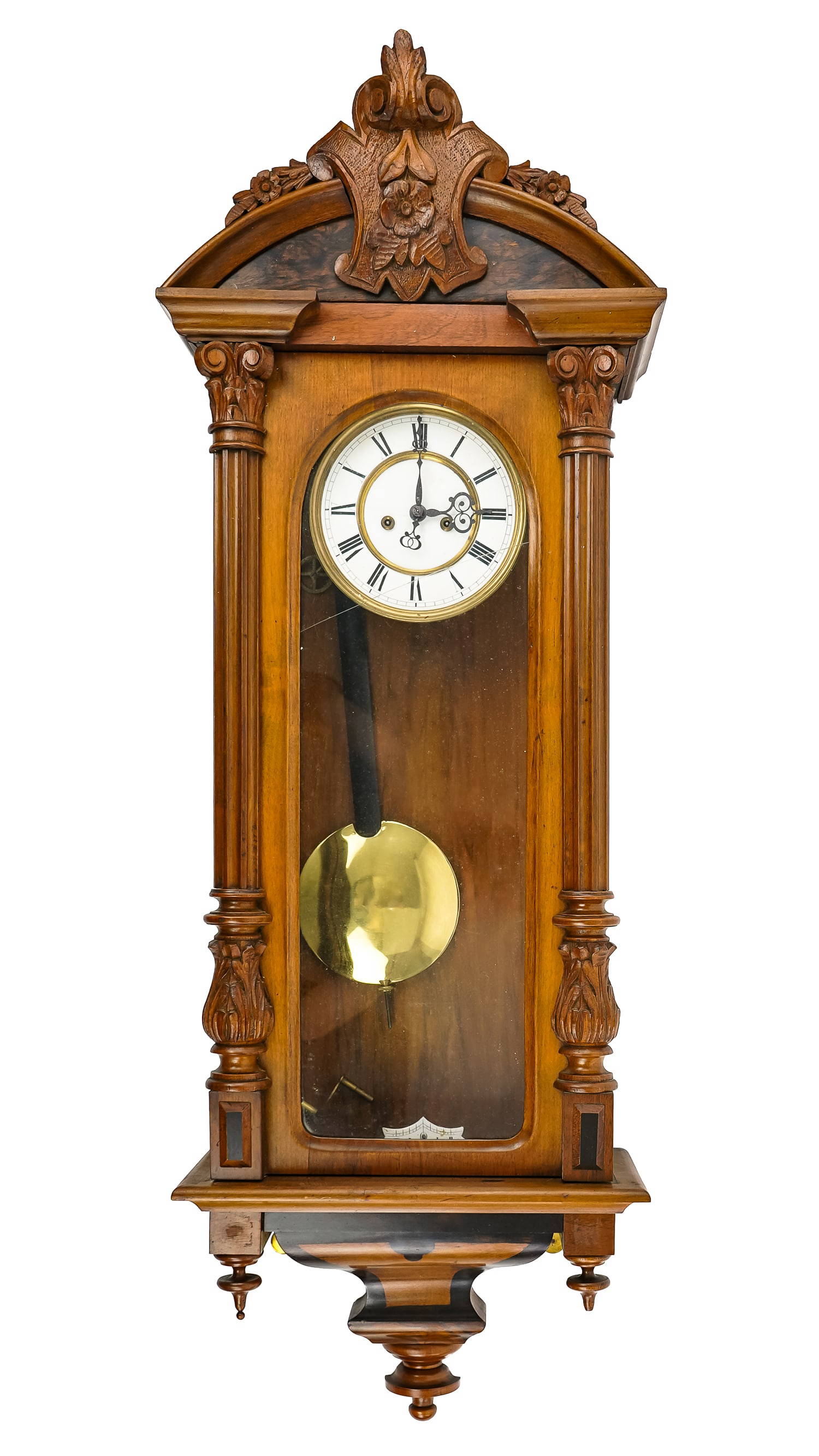 1880's German Regulator Wall Clock Auction