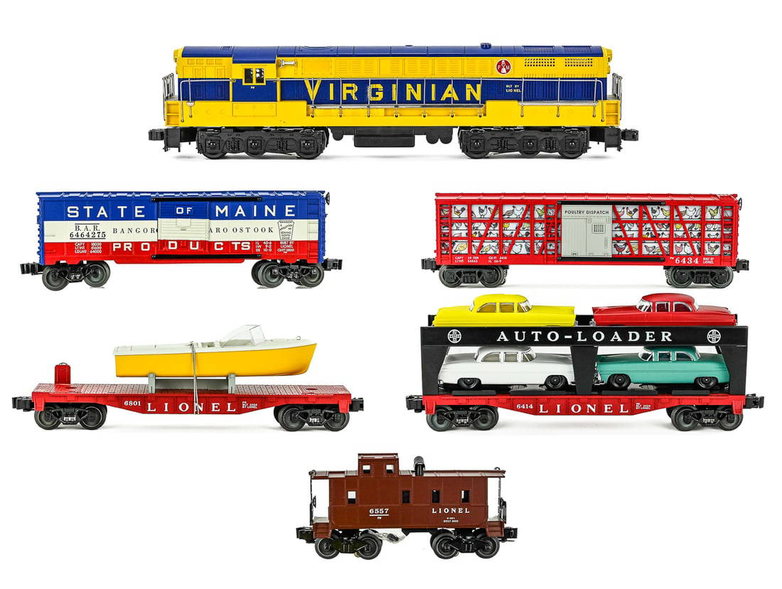 Lionel 2519w Virginian Diesel Freight Set Auction