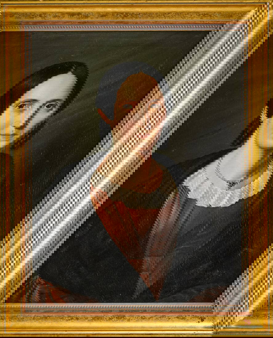 Circa 1850 Portrait Of A Lady In The Manner Of Benjamin Mason Auction