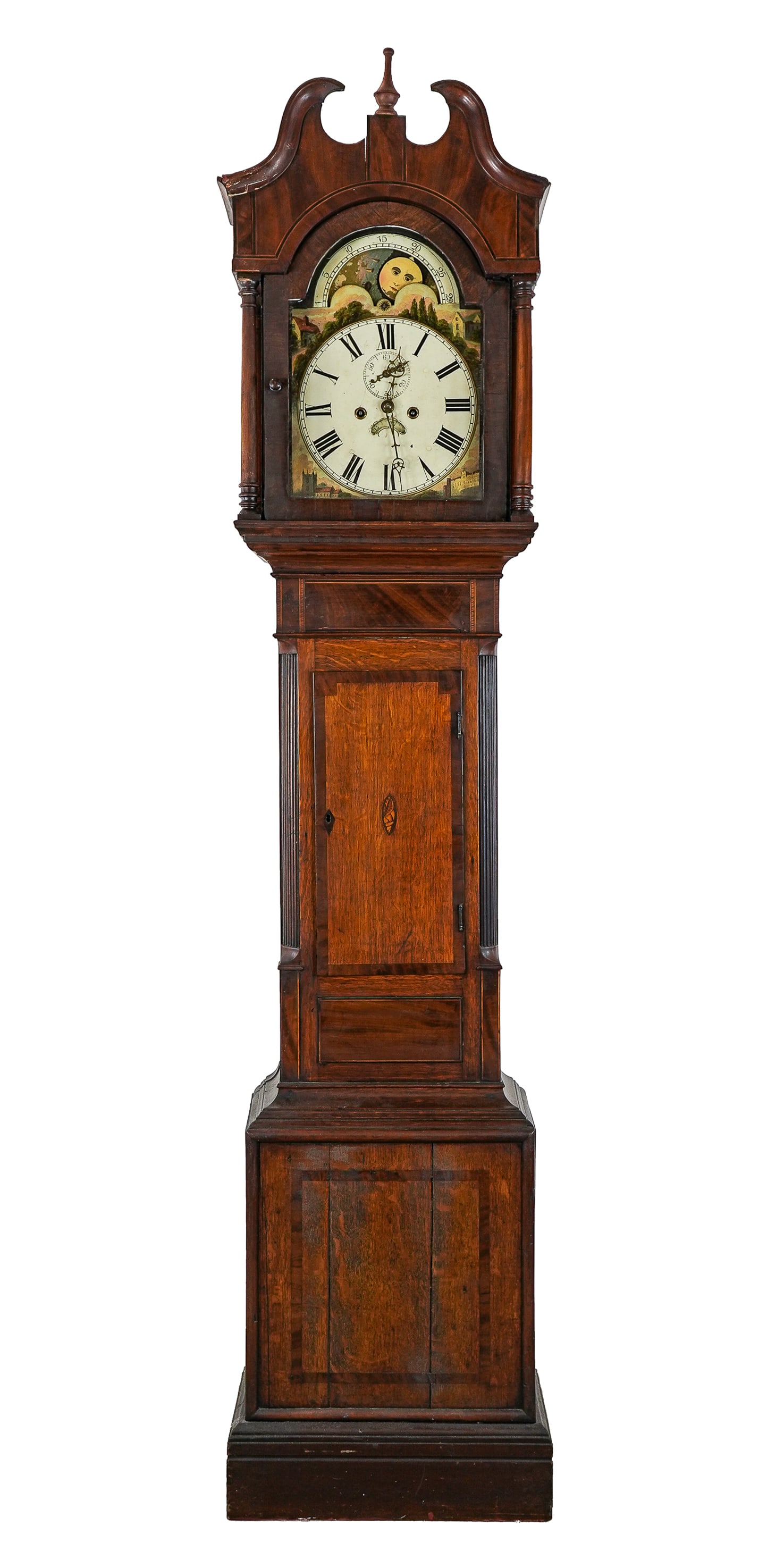 Broken Arch Pediment With Phases Of The Moon Auction