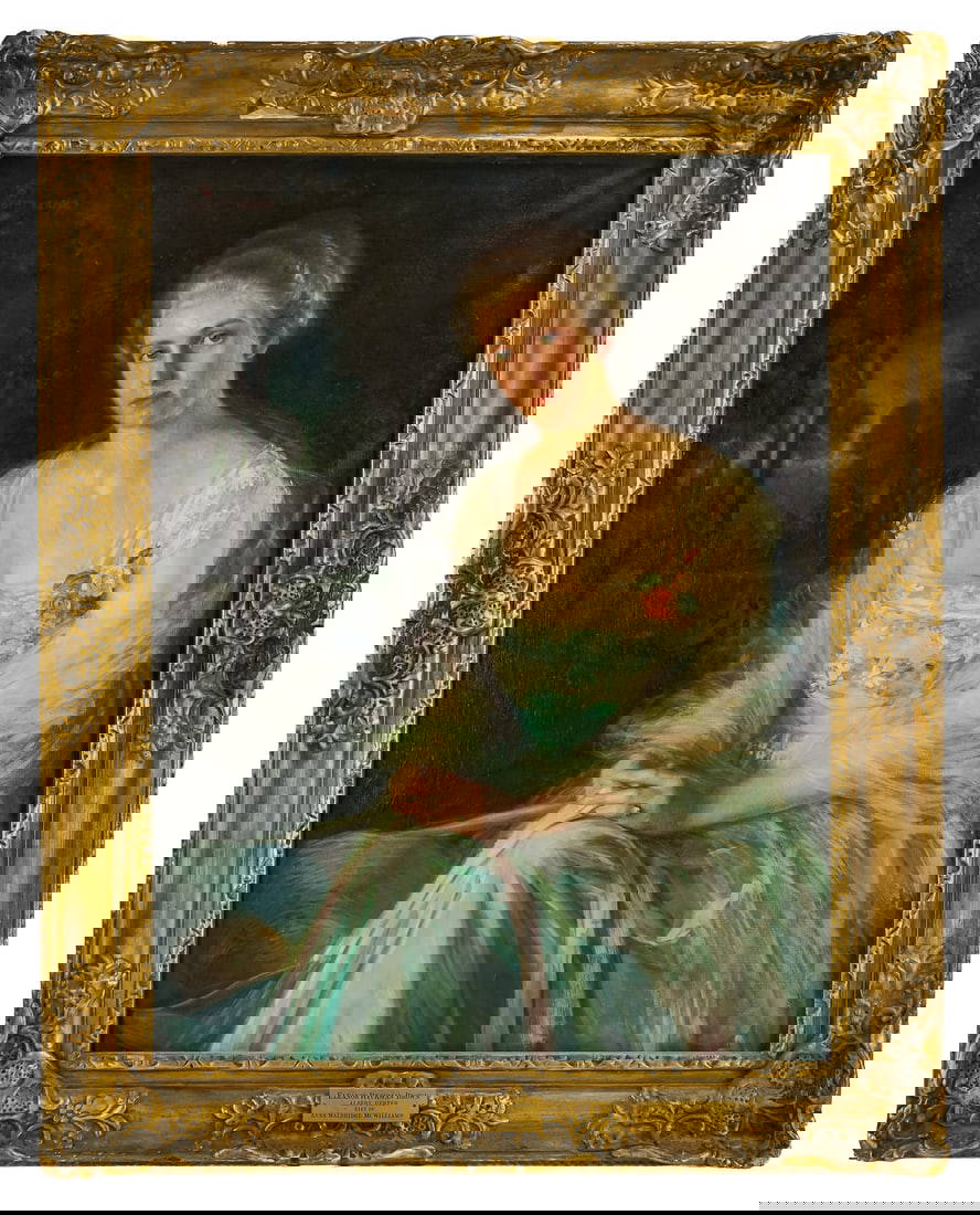 Albert Herter (ny 1871-1950) Eleanor Ryckman Brown Auction