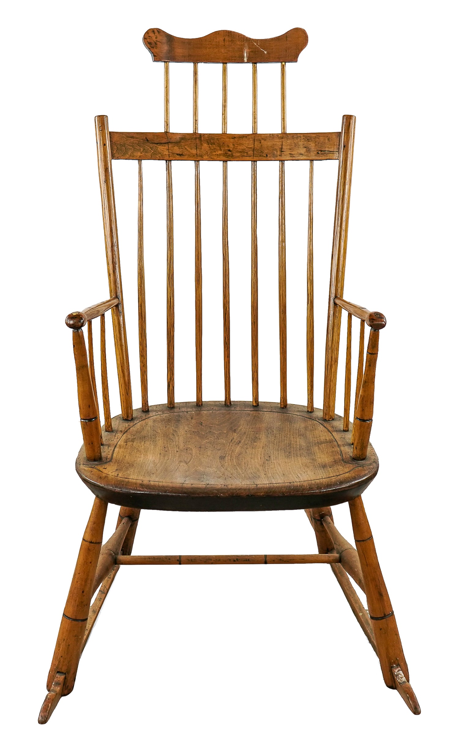 Buy Refinished Comb Back Windsor Rocker | Merrill's Auctioneers And ...