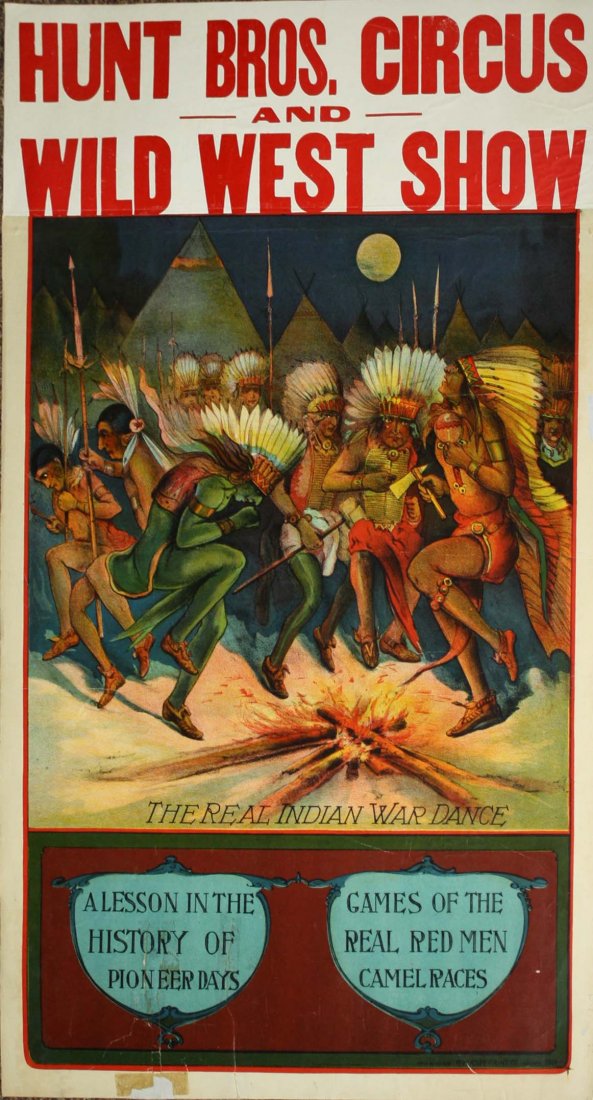 Hunt Bros Circus and Wild West Show / The Real Indian