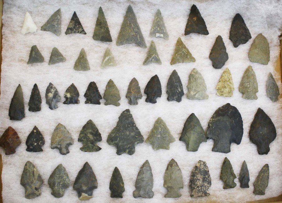 Vermont Pre Historic Lithic Arrowheads, Points Incl