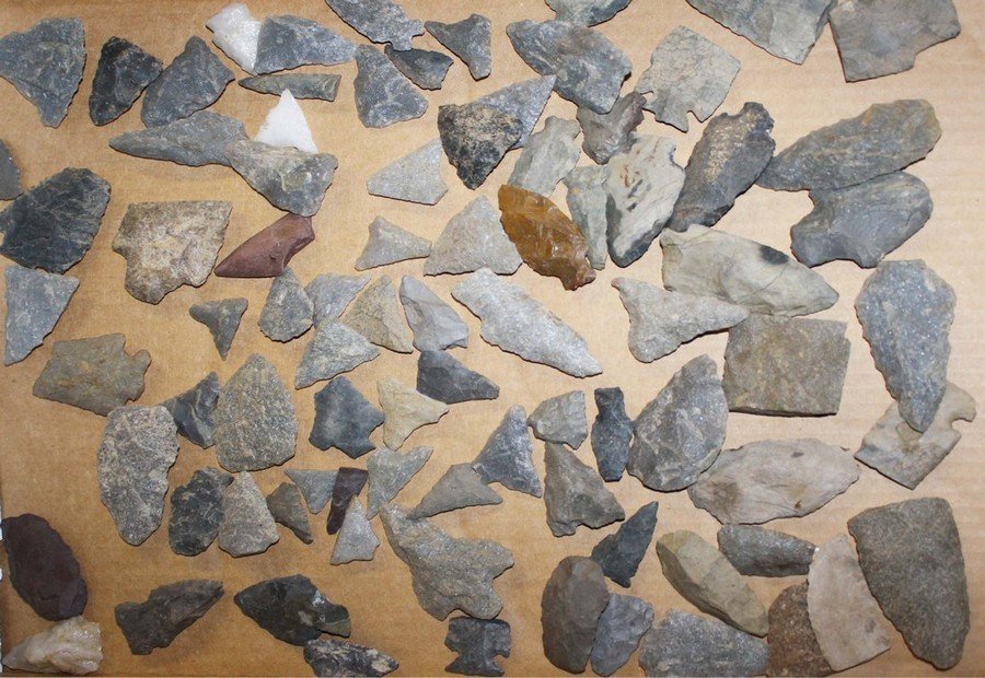 Vermont Prehistoric Lithic Artifacts, Arrowheads,
