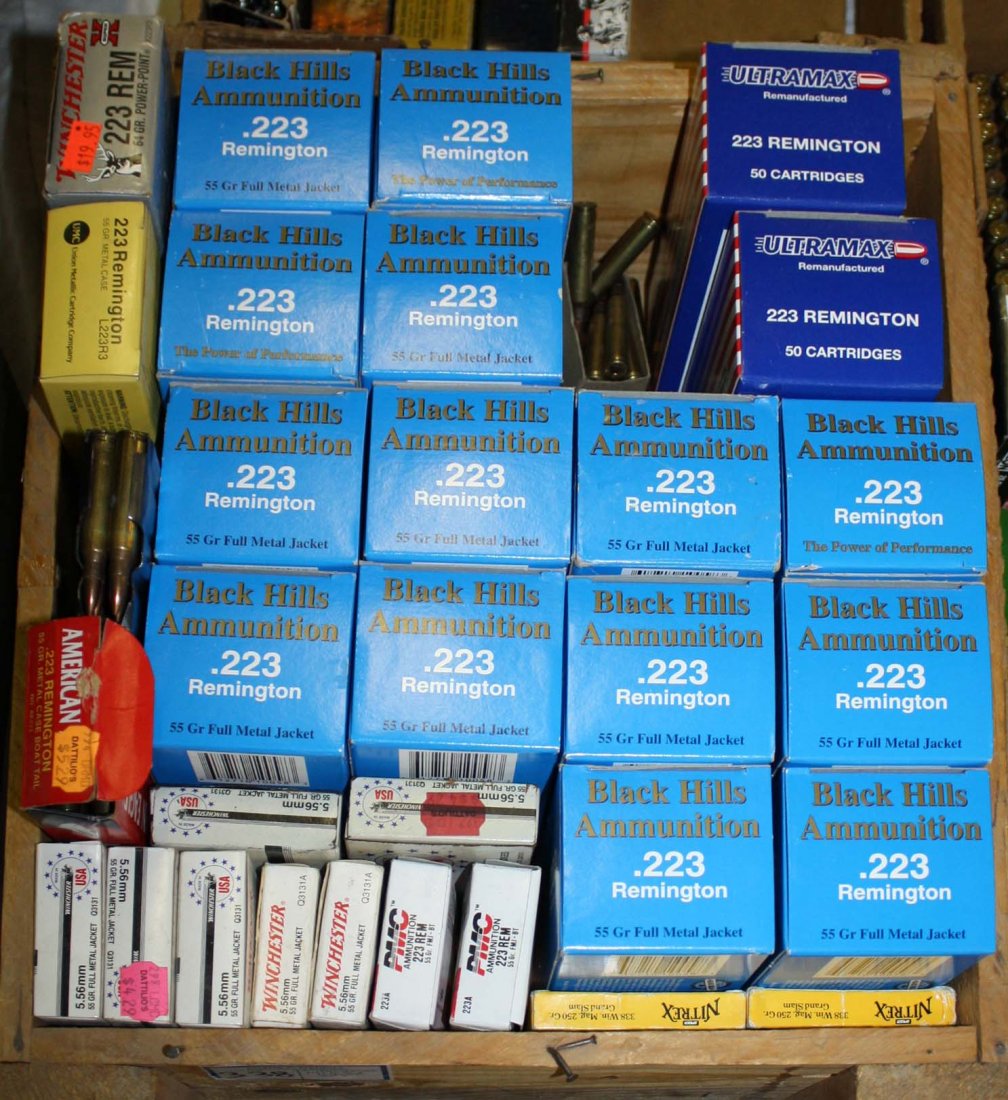 Approx 1080 Rounds Of .223/5.56 Ammo Black Hills Ammo,