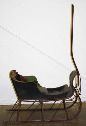 late 19th c child's push sleigh with tongue, sleigh - Jul 08, 2016 ...