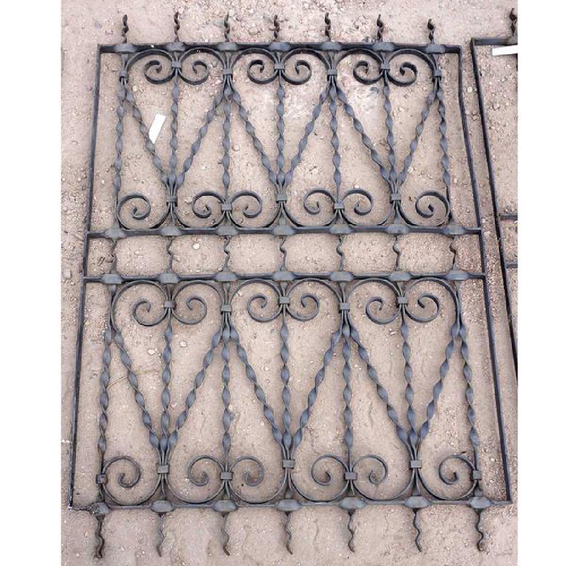Four American Victorian Style Grille Panels