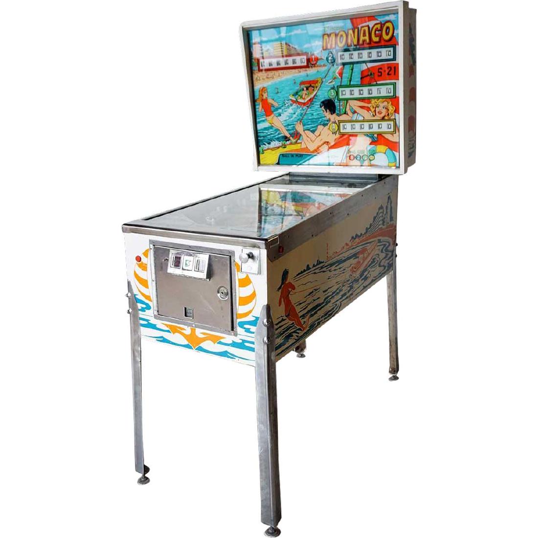 Vintage Spanish Segasa Monaco Pinball Machine