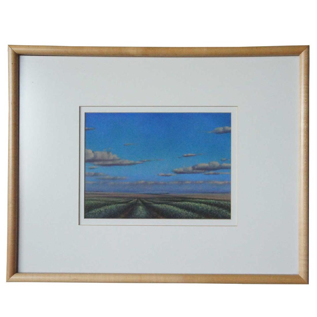 ELLEN A. WAGENER Pastel Drawing, The Beans Knee High