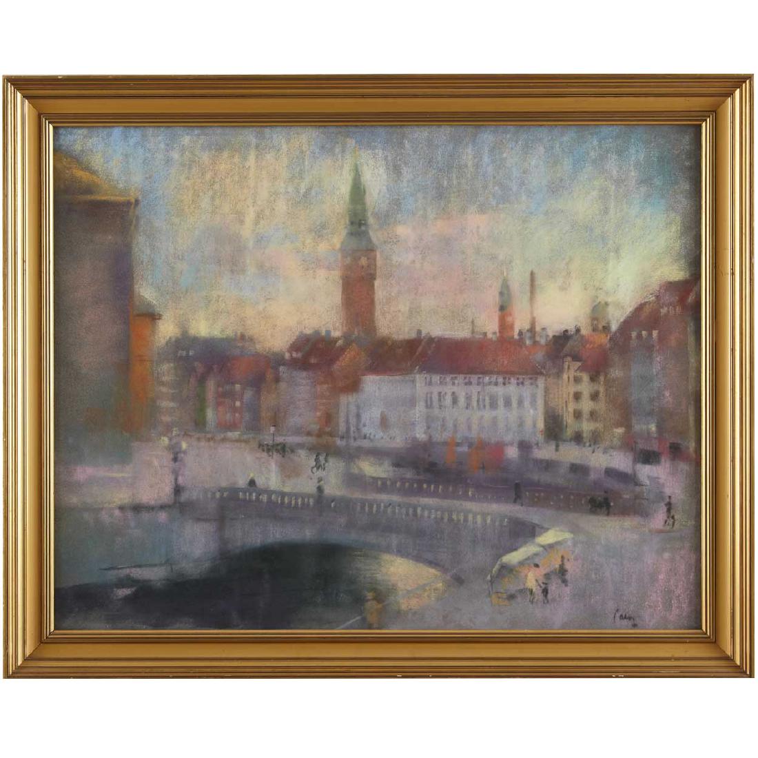 EDWARD ANDERS SALTOFT Pastel Scenes from Copenhagen
