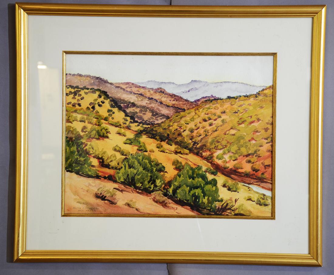 Alma Knauber (1893-1975) Water Color