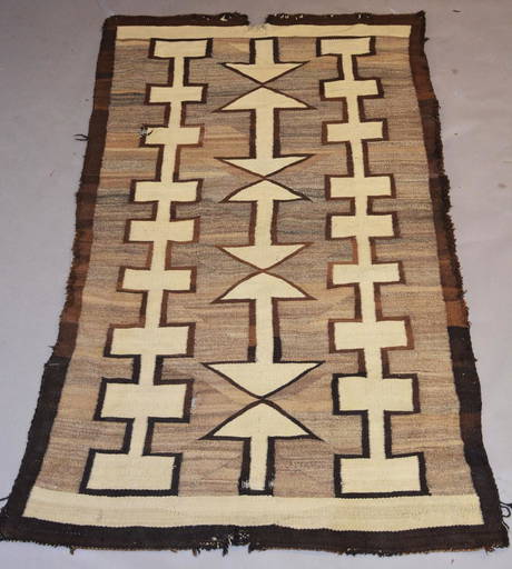 Regional Large Navajo Rug 1900's