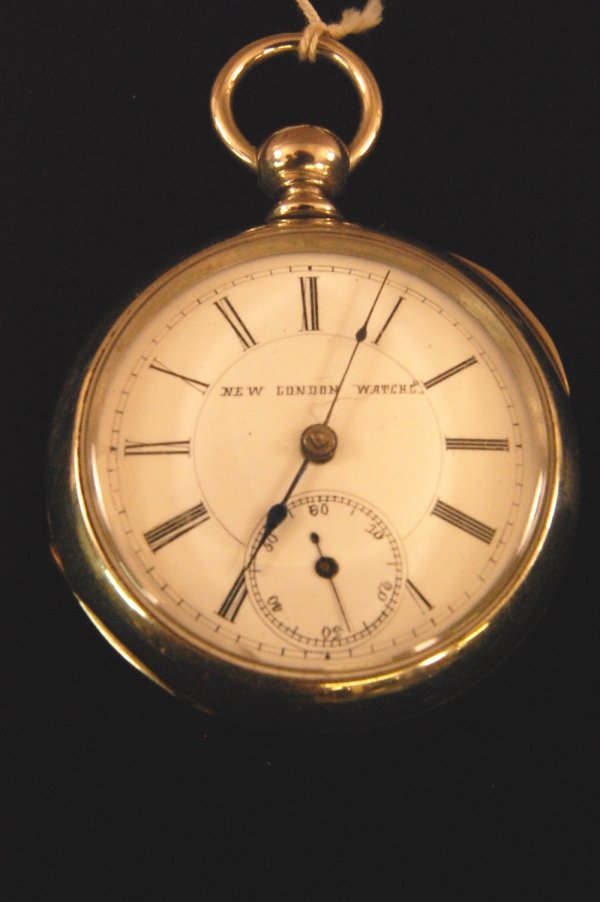 188: New London Watch Co. Size 18 Case Pocket Watch