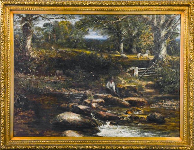 George Chester Landscape Oil on Canvas - Oct 15, 2022 | Bruhns Auction ...