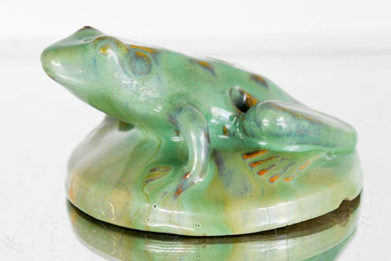 Fulper Pottery Flower "frog"