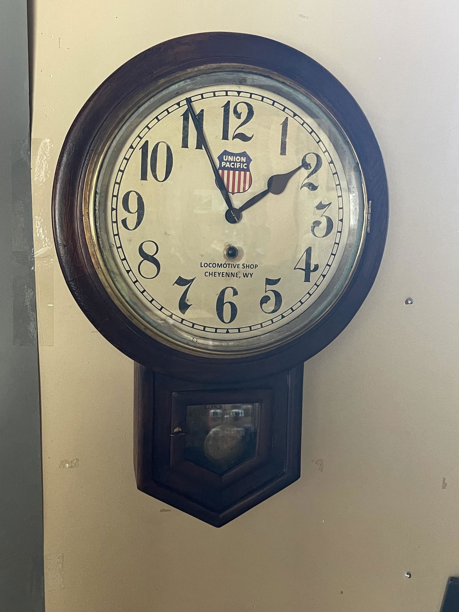 Union Pacific Locomotive Shop Wall Clock