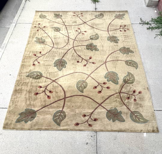 Stickley Designer Rug Falling Leaves Pattern