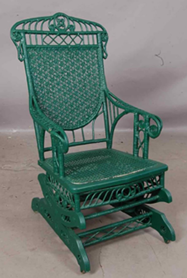 Victorian style Wicker platform rocking chair. - Feb 24, 2013 | Bruhn's ...