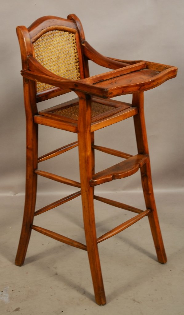 Chinese Antique Wooden High Chair