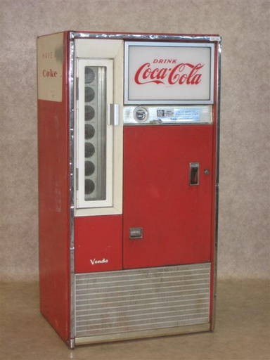 Vending Machine, Coca Cola, Vendo Model H63b, 1950