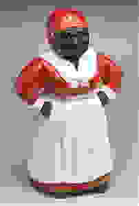 Antique Cast Iron Mammy Bank