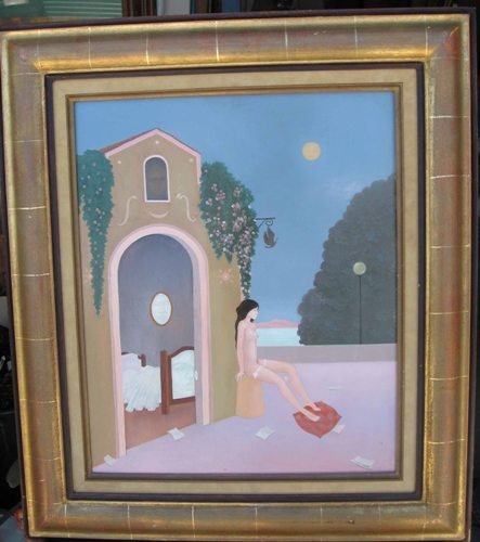 Painting By Georges Braem (belgian, 1931 1998)