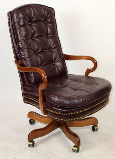 Hancock & Moore Leather Upholstered Desk Chair