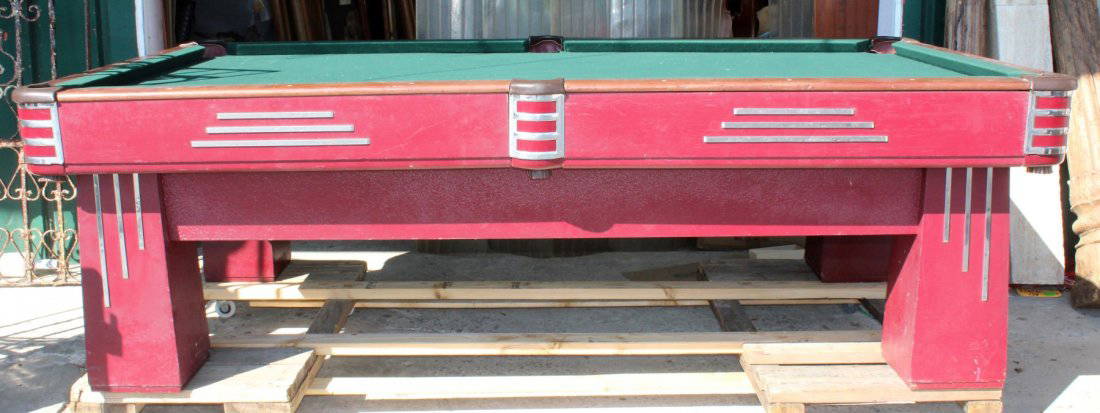 Brunswick Art Deco 8' Challenger pool table - Mar 25, 2018 | King ...