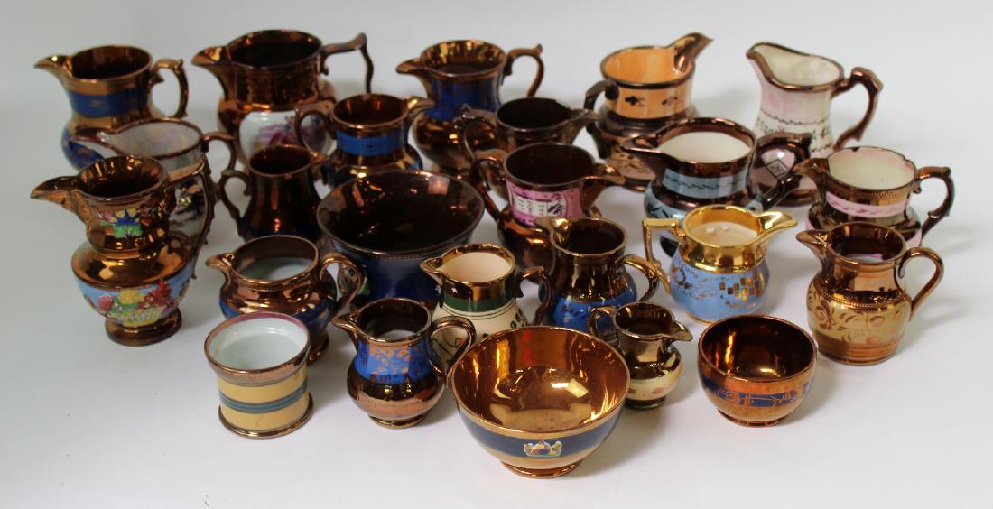 Collection of English Lusterware