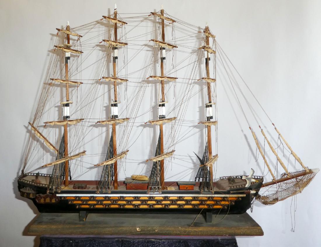 4-masted Galleon sailing ship model