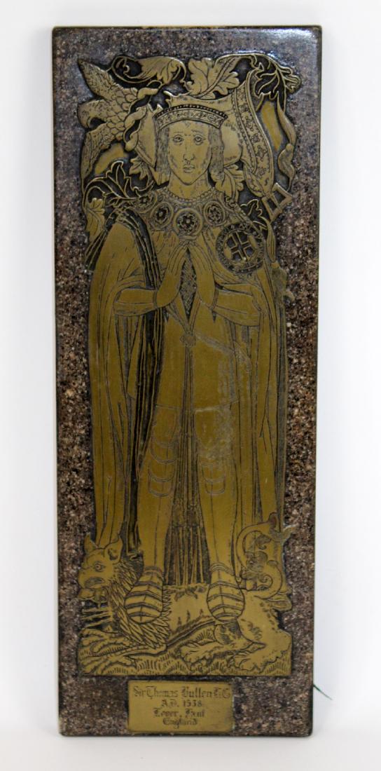 Decorative plaque depicting Sir Thomas Bullen
