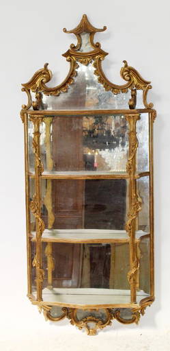 Italian Chippendale giltwood wall shelf - Sep 15, 2018 | King Galleries ...
