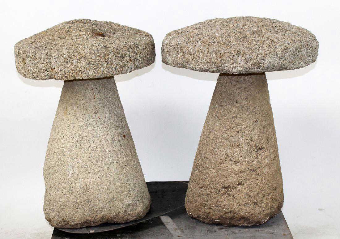 Pair Of English Saddle Stones pair-of-english-saddle-stones