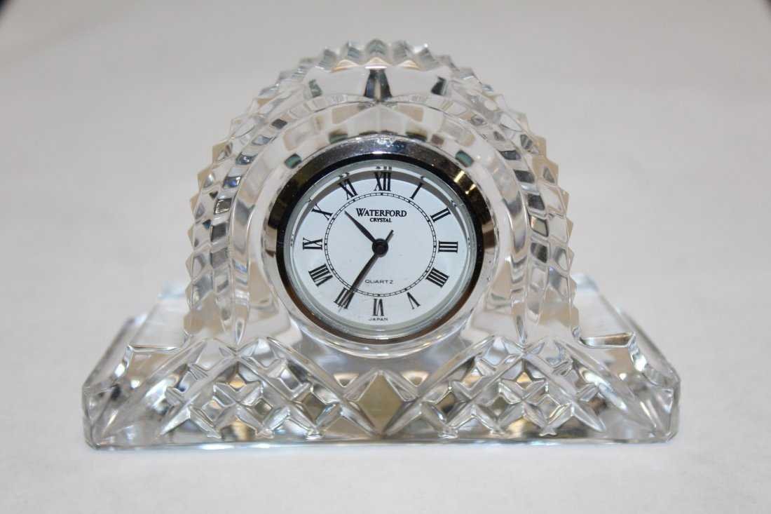 Waterford crystal desk clock