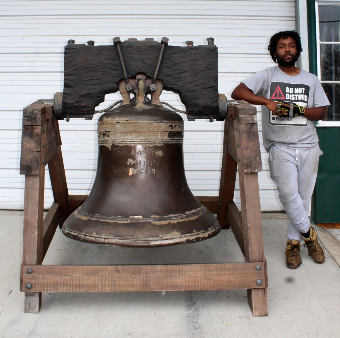 Movie prop model of the Liberty Bell