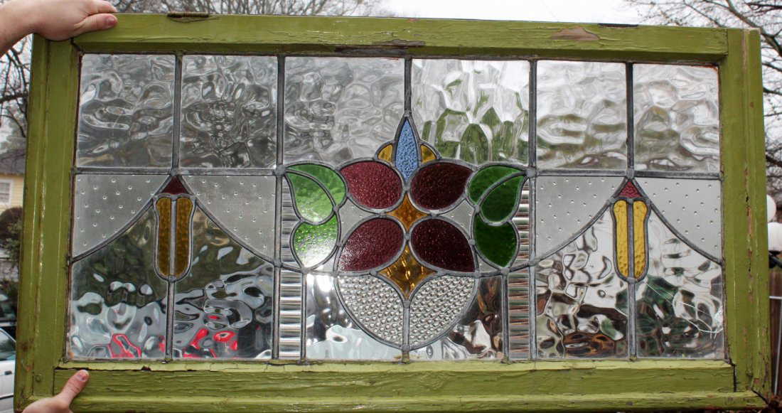 English Leaded Glass Cottage Window