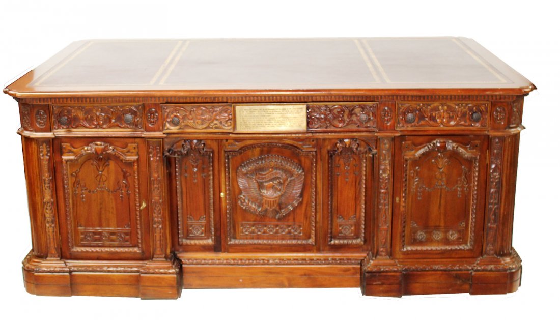 Replica of Presidential Resolute desk - Jul 13, 2019 | King Galleries in GA