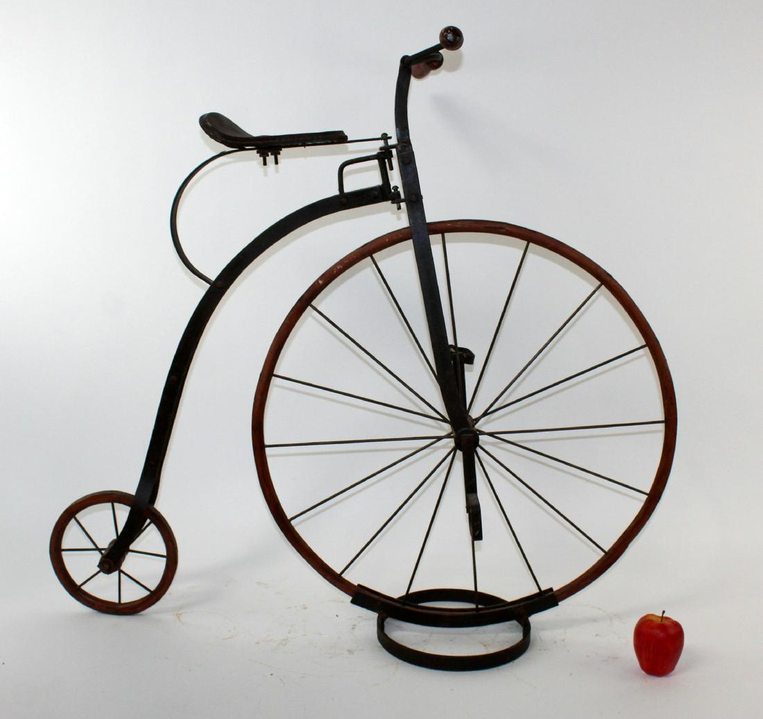 Vintage Penny Farthing Big Wheel Bicycle Model