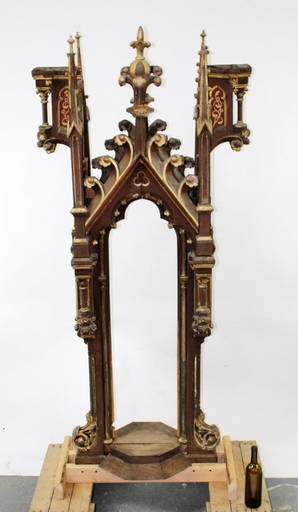 French Gothic Revival Double Sided Altar Niche