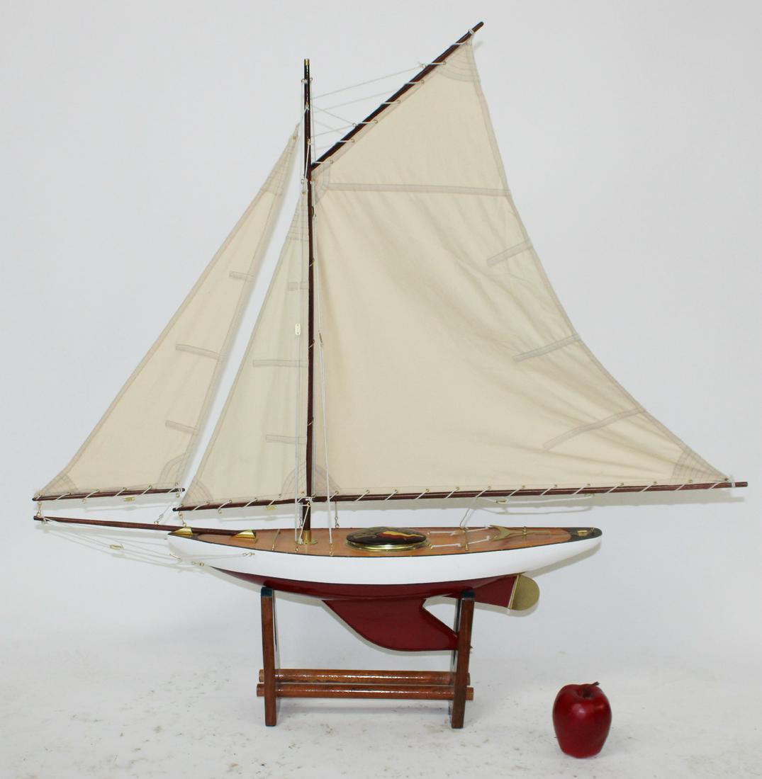 Model of Gaff rig Cutter sailboat - Nov 02, 2019 | King Galleries in GA