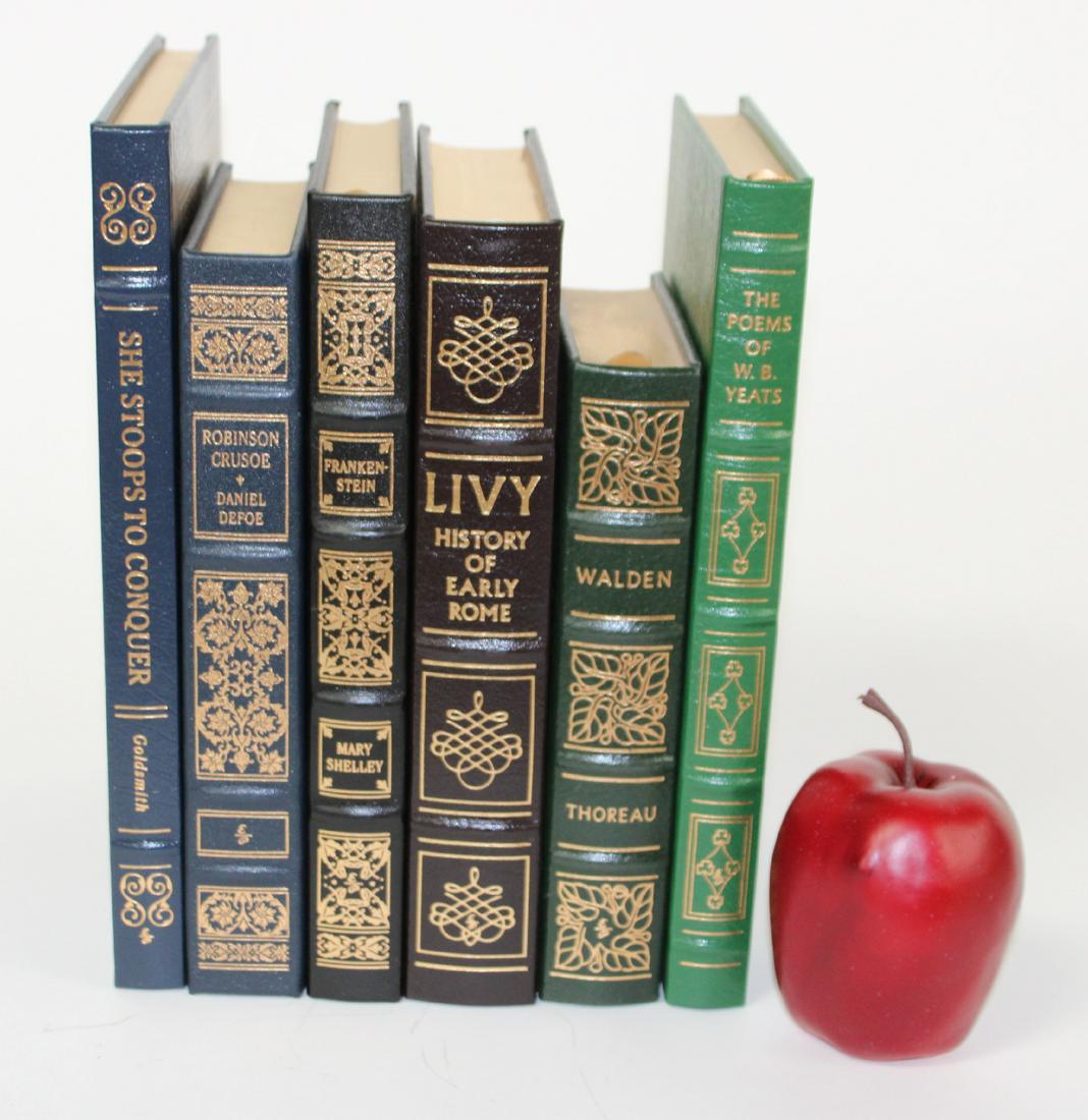 6 Easton Press Leather Bound Books